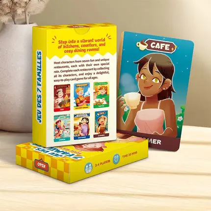 Classic Family Card Game The 7 Families (Jeu des 7 Familles ...